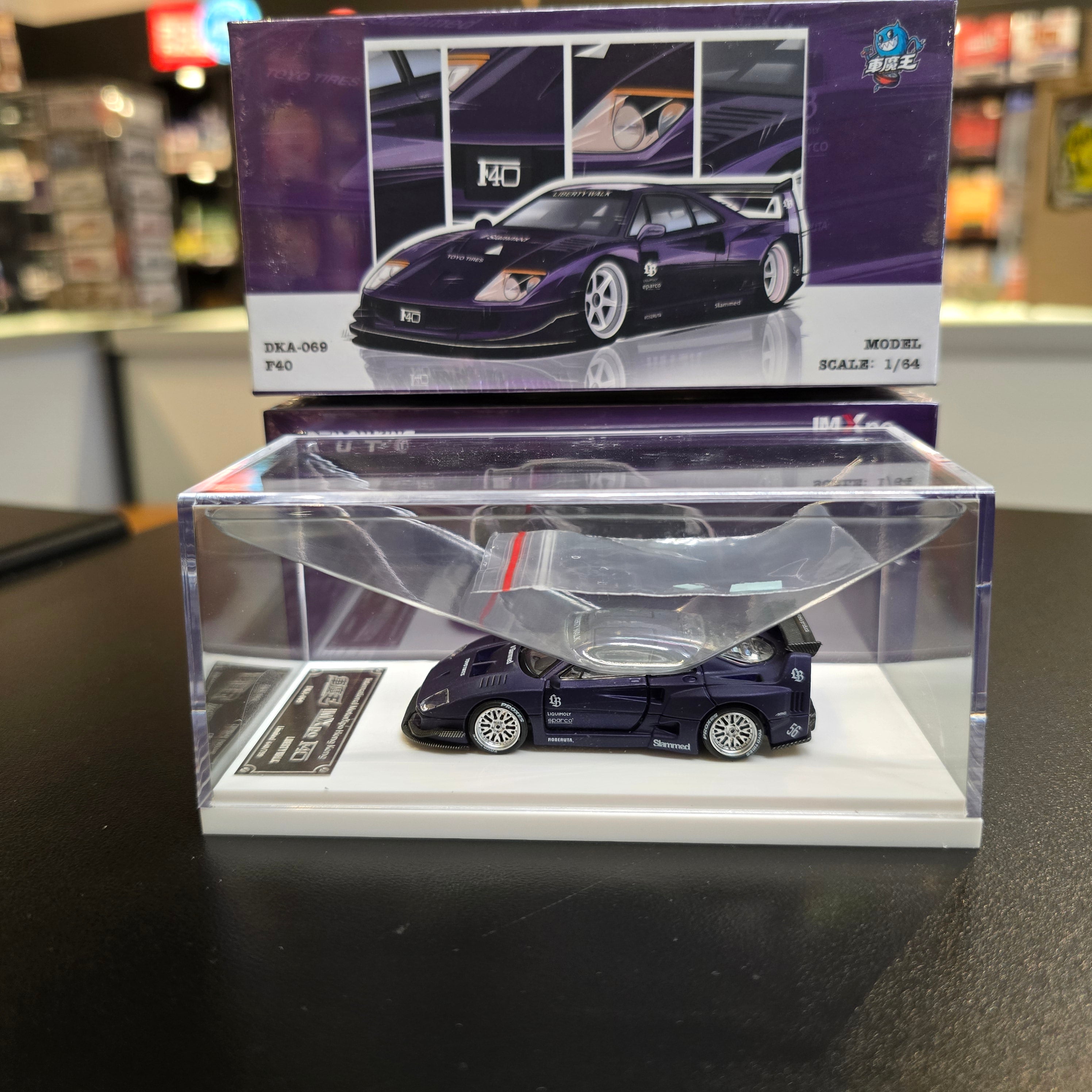 Demon King F40 IMXpo Event Model Purple – Foundry Diecast